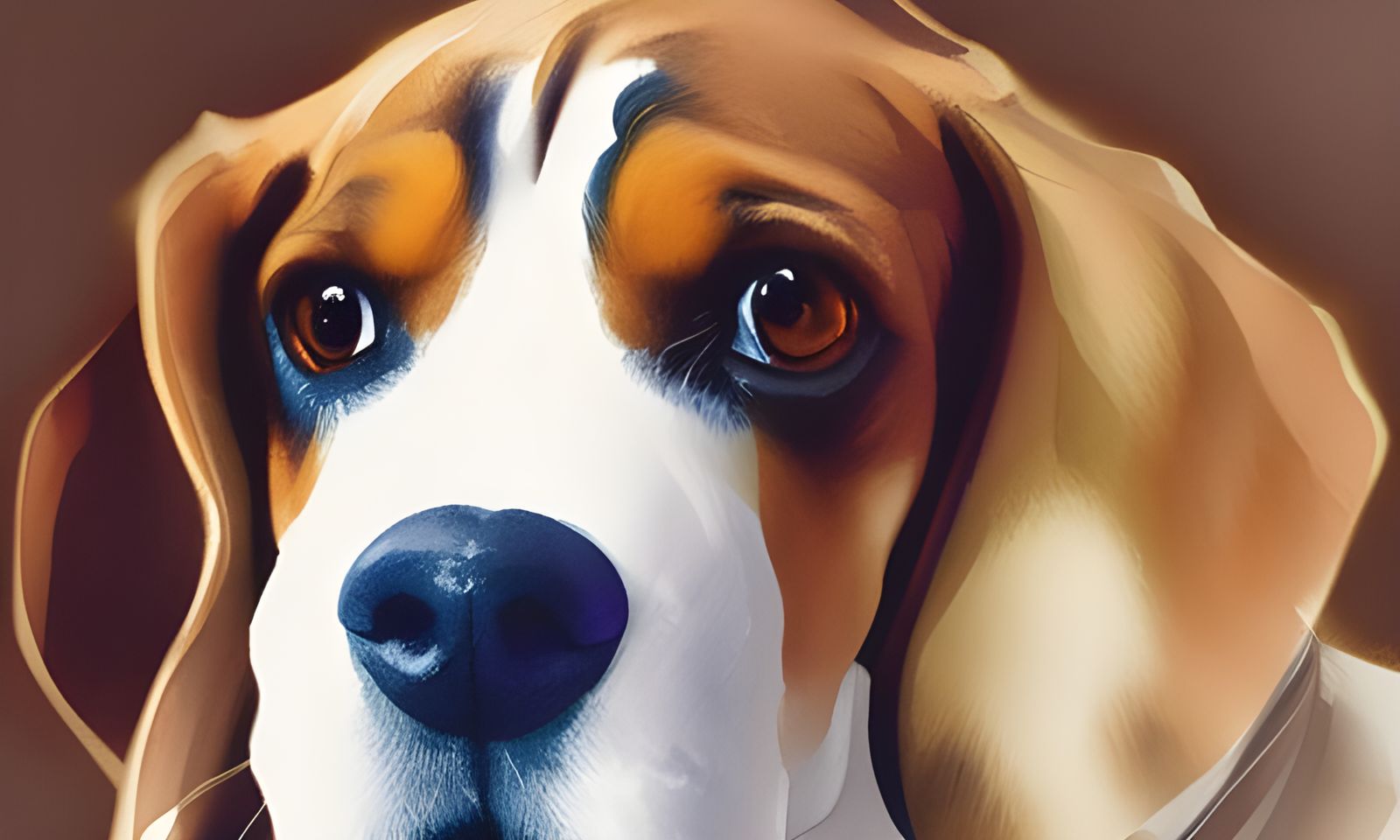 Cute Adorable Brown Eyed White and Brown Pedigree Champion Beagle ...