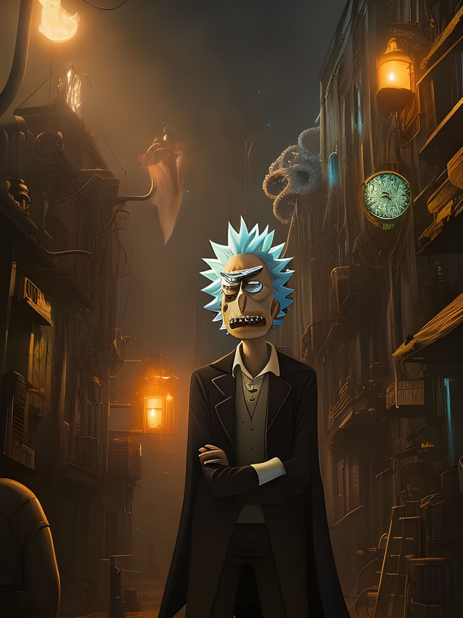 rick sanchez - AI Generated Artwork - NightCafe Creator