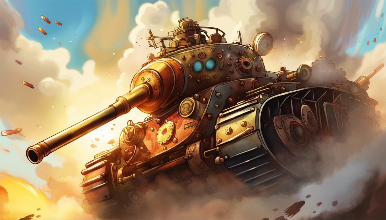 Tank God for World of tanks - AI Generated Artwork - NightCafe Creator