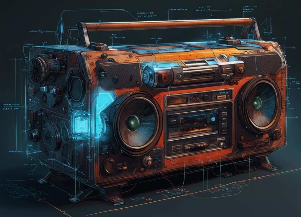 Boombox - AI Generated Artwork - NightCafe Creator