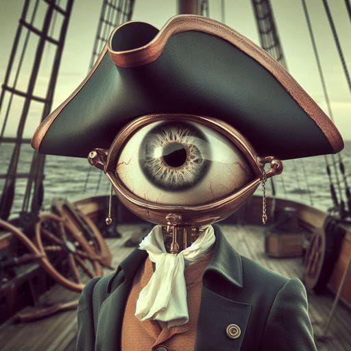Eye captain! (D3) - AI Generated Artwork - NightCafe Creator