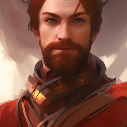 A fantasy rpg human male character portrait - AI Generated Artwork ...