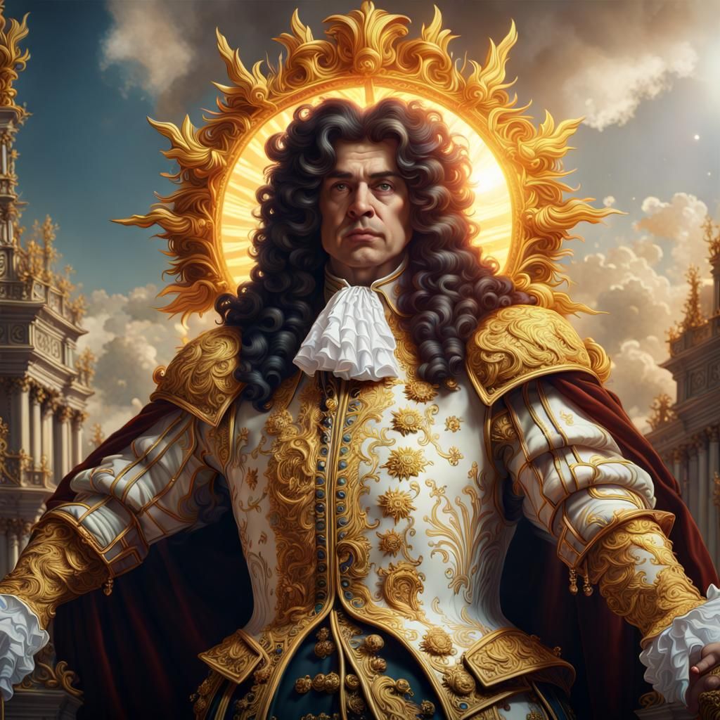 Louis XIV: Sun King - AI Generated Artwork - NightCafe Creator