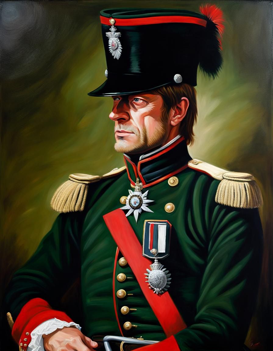 Major Richard Sharpe, 95th Regiment of Foot, Riflemen - AI Generated ...