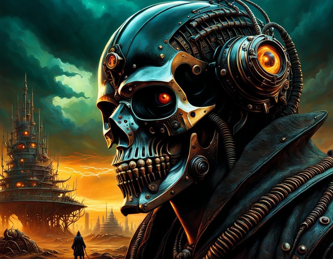 Skull mutant - AI Generated Artwork - NightCafe Creator