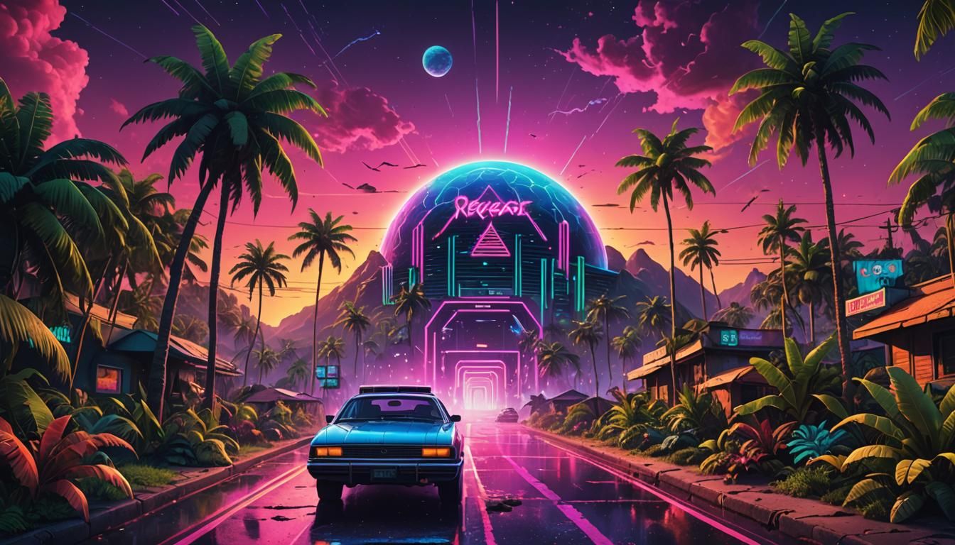 Reggae Synthwave #2 - AI Generated Artwork - NightCafe Creator