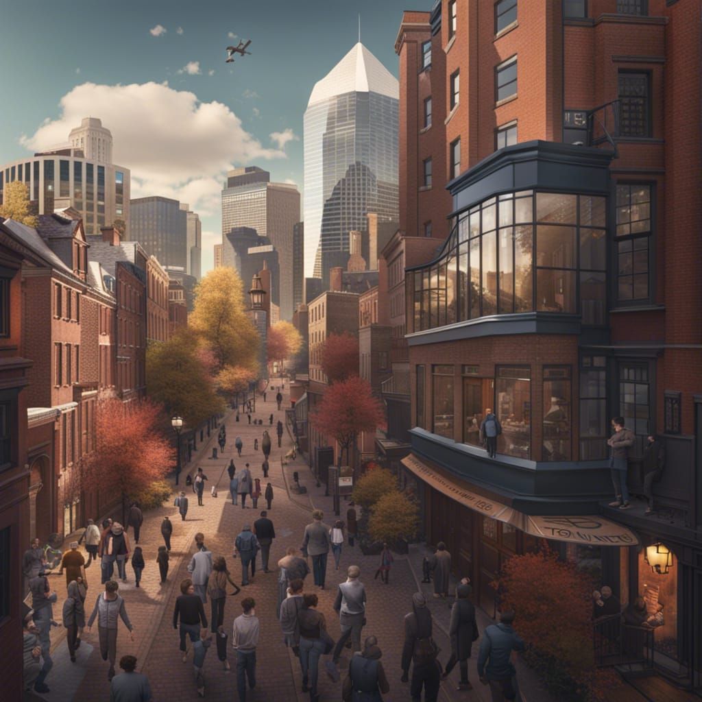 Downtown Westwood (fictional capital city of the Republic of Liberty ...