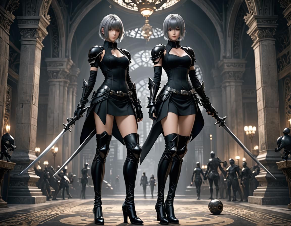 NieR:Automata - AI Generated Artwork - NightCafe Creator