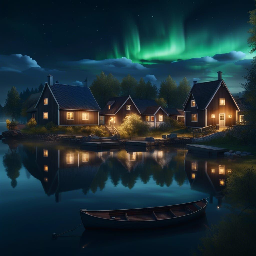 night symphony - AI Generated Artwork - NightCafe Creator