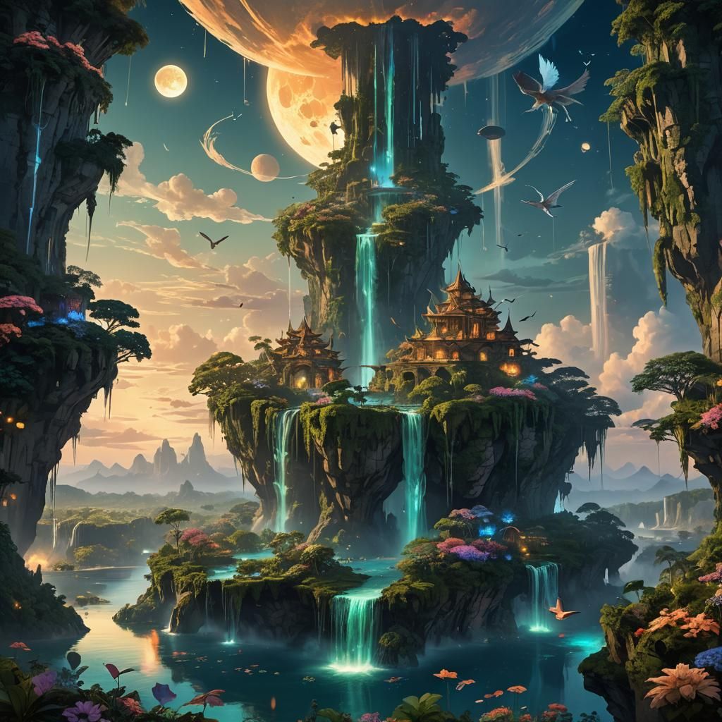 Mythical Realm - AI Generated Artwork - NightCafe Creator