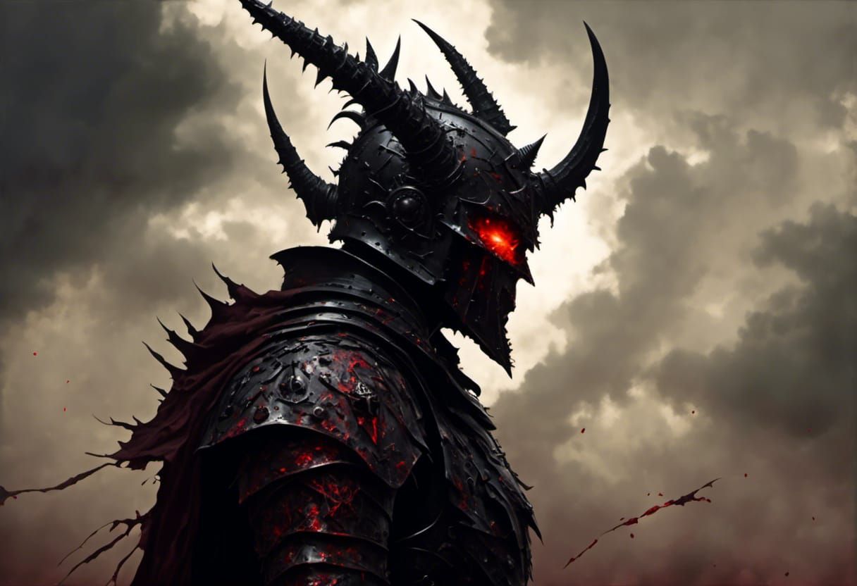 Hellish Knight (1/6) - AI Generated Artwork - NightCafe Creator