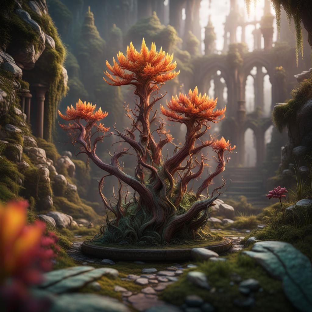 Magical Plant - AI Generated Artwork - NightCafe Creator