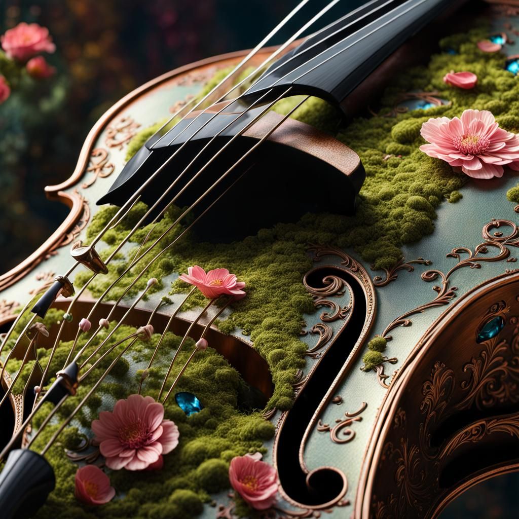 My Cello Stands Forlorn - AI Generated Artwork - NightCafe Creator