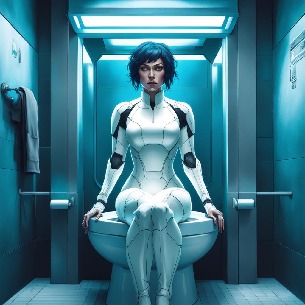 Ghost in a shell - AI Generated Artwork - NightCafe Creator