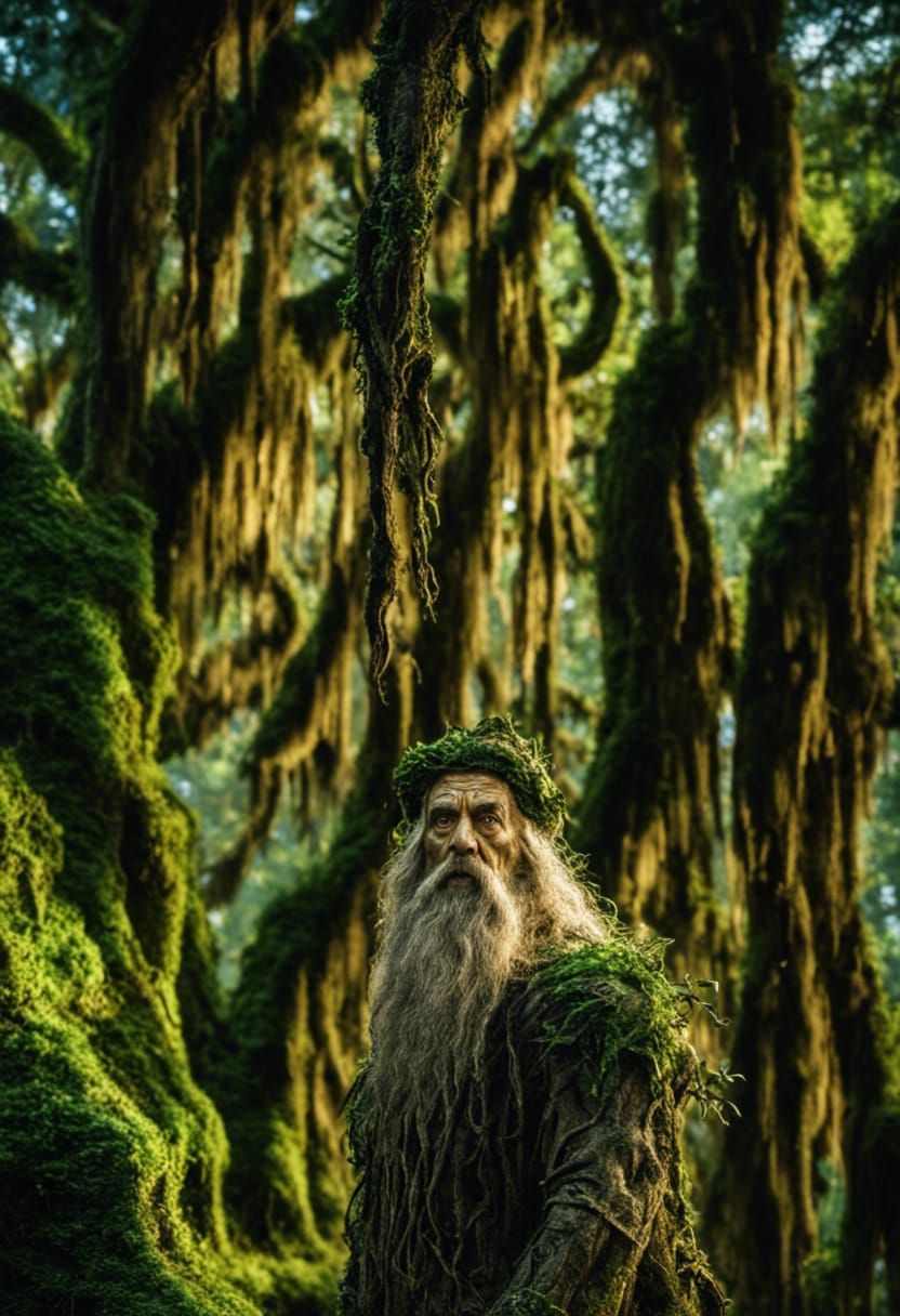 The Druid Guardian of the Forest - AI Generated Artwork - NightCafe Creator