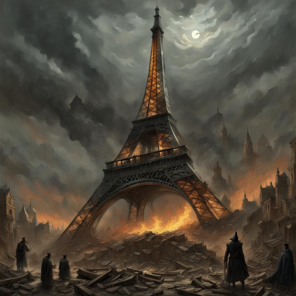 The Eiffel Tower - AI Generated Artwork - NightCafe Creator
