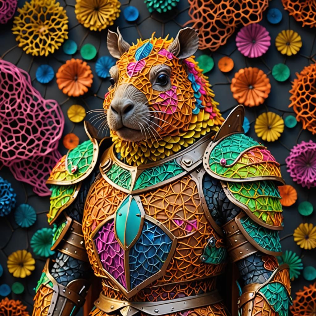 Capybara knight (Organic 3D mesh) - AI Generated Artwork - NightCafe ...