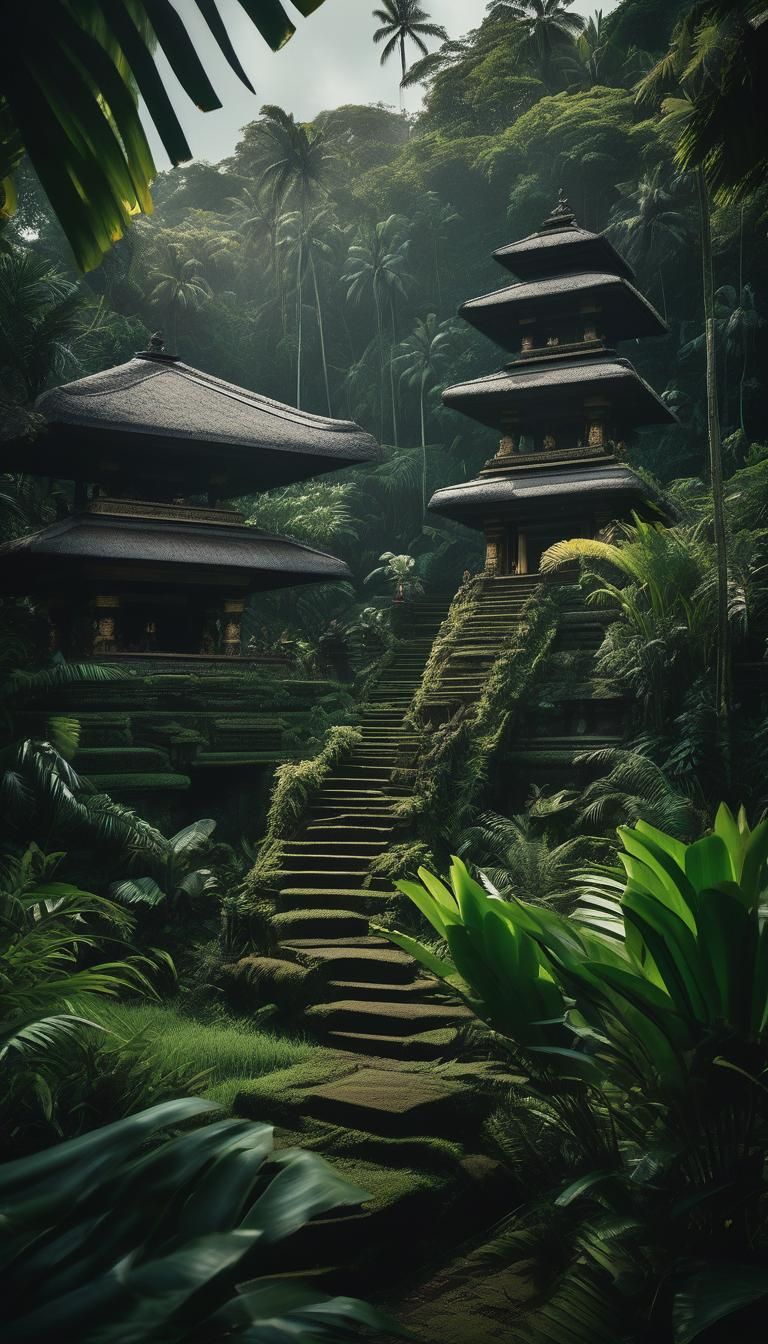 Tropical jungle scenes - AI Generated Artwork - NightCafe Creator