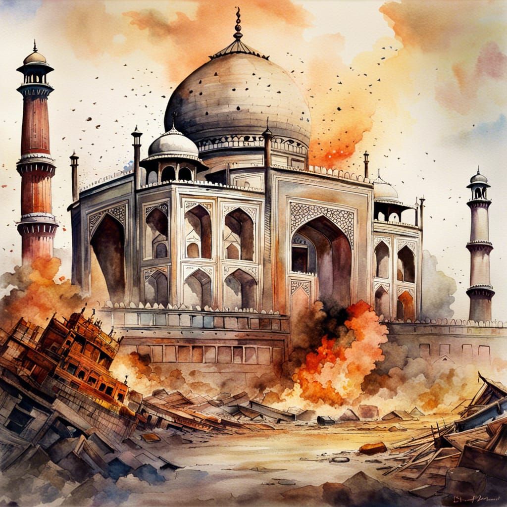 1) India's Landmark Taj Mahal, now in the Post-Apocalyptic scenario ...
