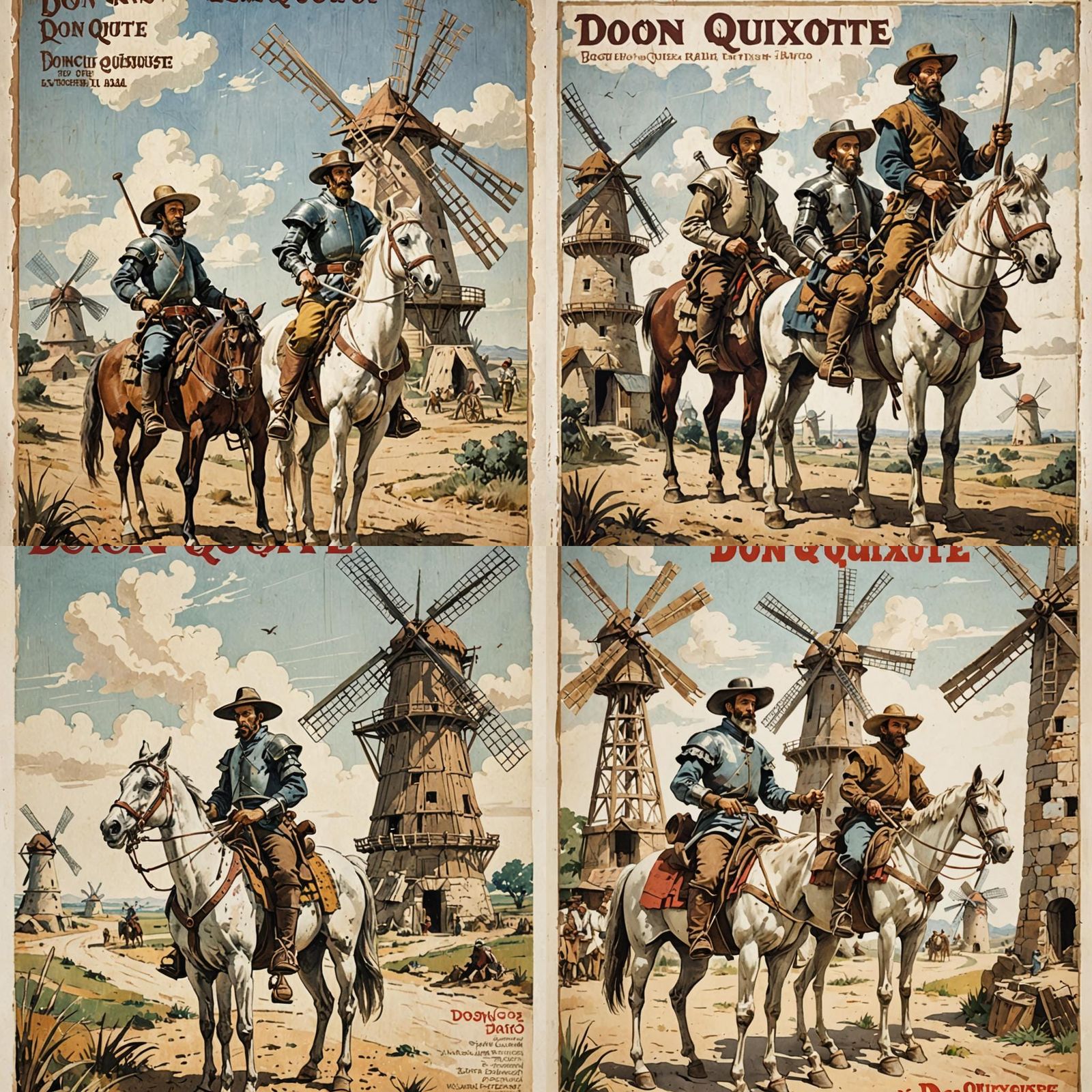 A poster of Don Quixote - AI Generated Artwork - NightCafe Creator