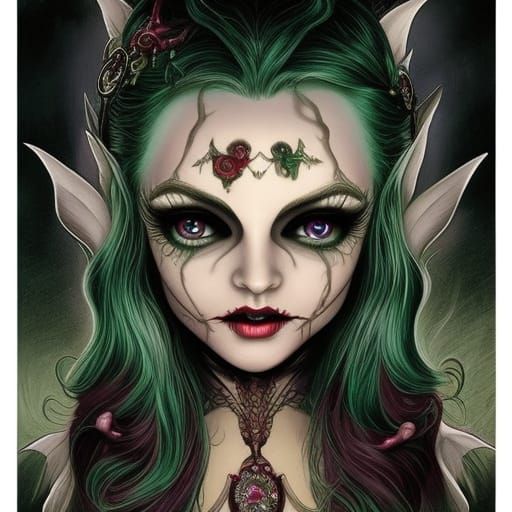 Creepy elf - AI Generated Artwork - NightCafe Creator