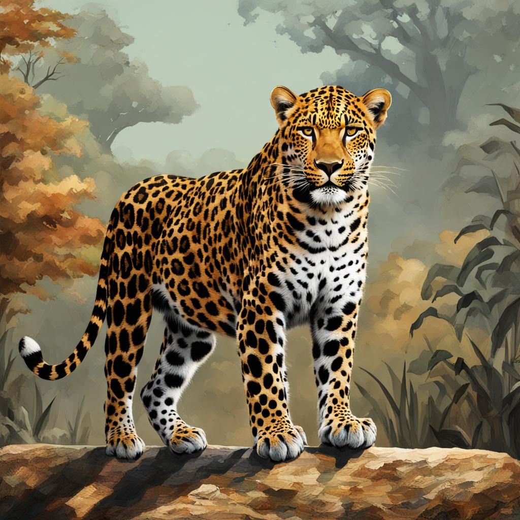 A leopard - AI Generated Artwork - NightCafe Creator