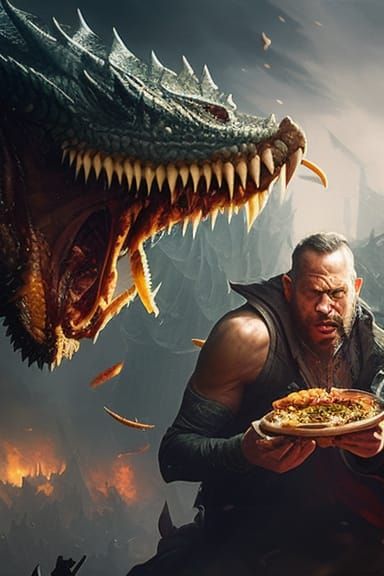 Gluttony, Seven Deadly Sins - AI Generated Artwork - NightCafe Creator