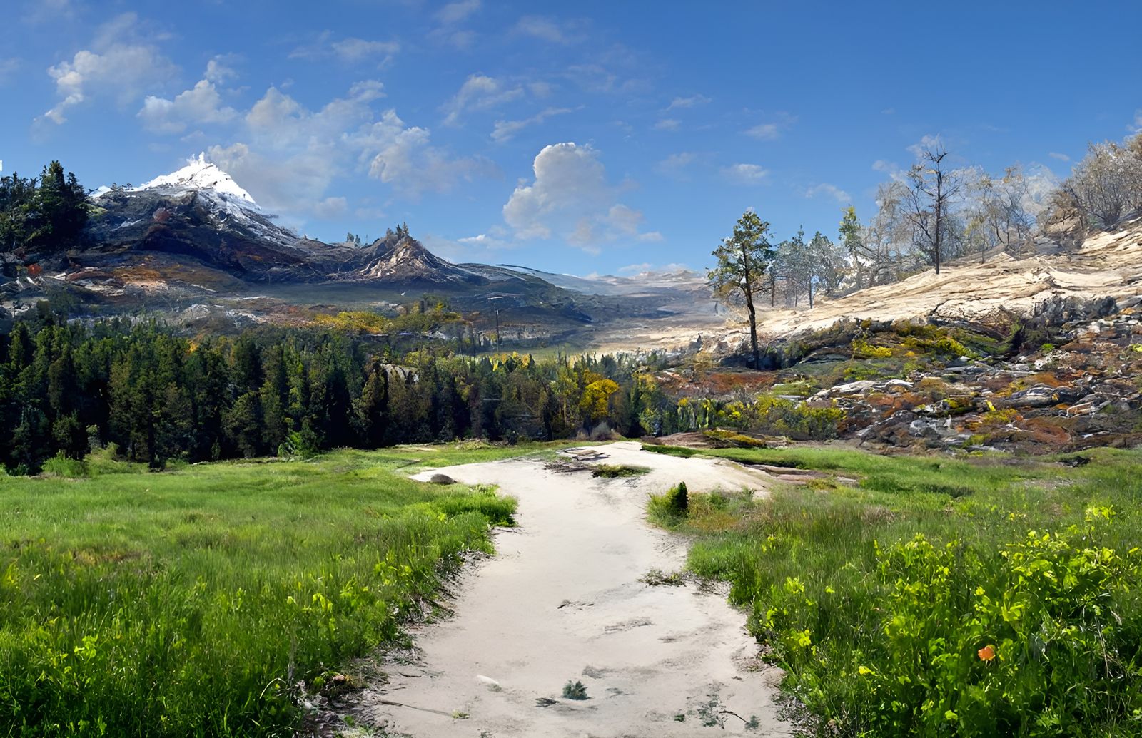 Landscape prompt with start image - 002 - AI Generated Artwork - NightCafe Creator