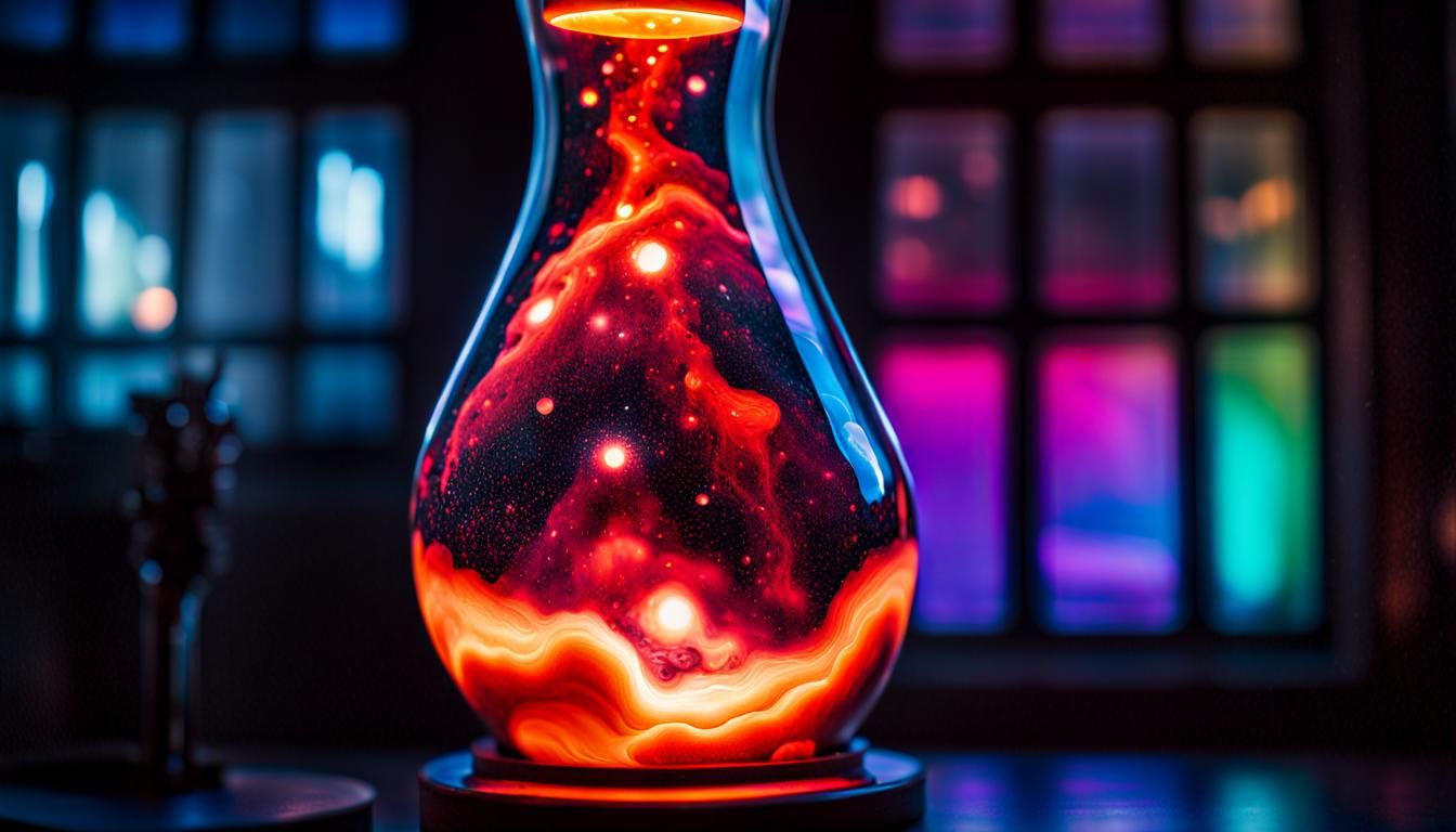 Galaxy Lava Lamp - AI Generated Artwork - NightCafe Creator