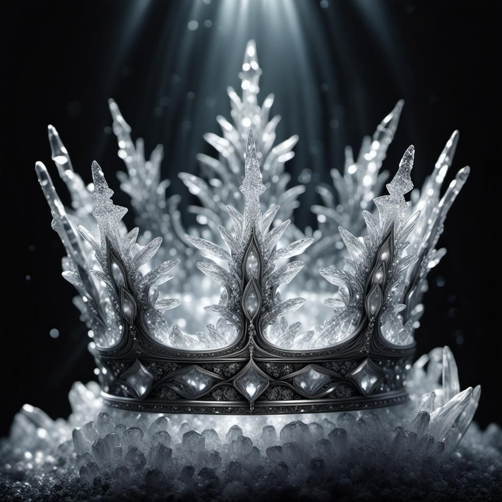 Ice crown lll - AI Generated Artwork - NightCafe Creator