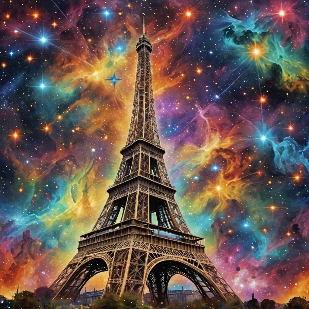 Eifeltower - AI Generated Artwork - NightCafe Creator