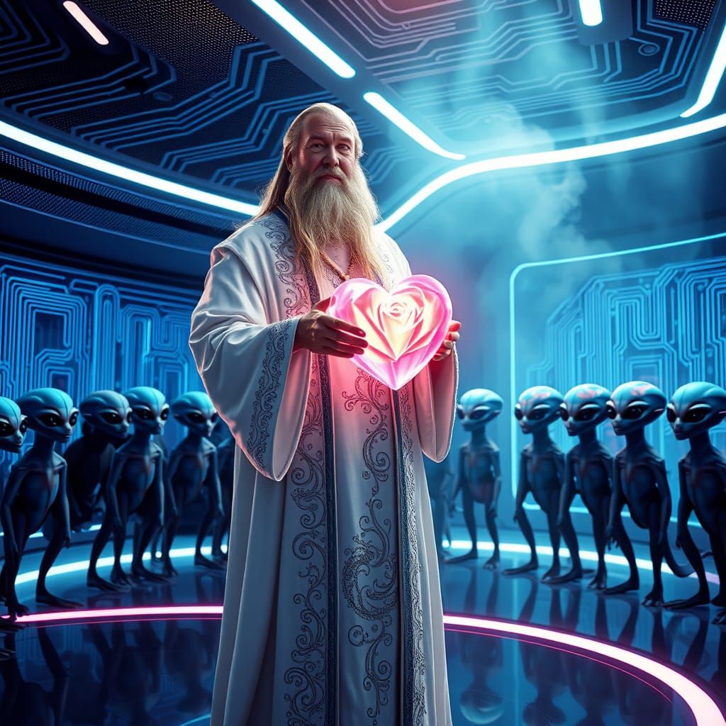 A fantasy interdimensional Merlin from the future is teaching about ...