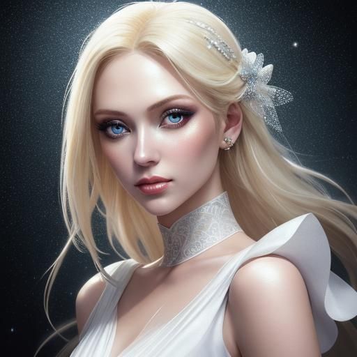 Young blonde woman - AI Generated Artwork - NightCafe Creator