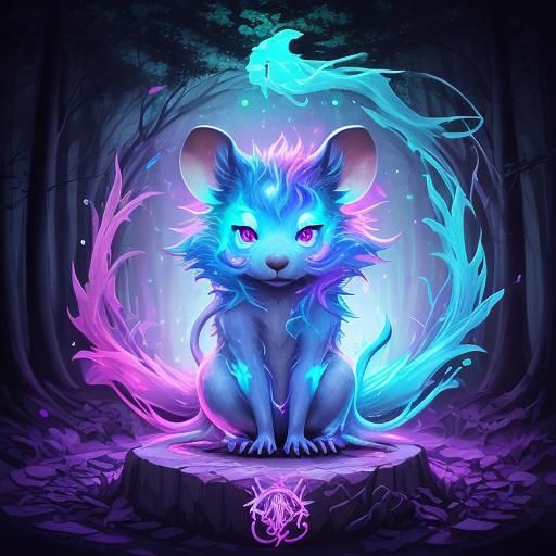 "Ethereal Rat Guardian" - AI Generated Artwork - NightCafe Creator