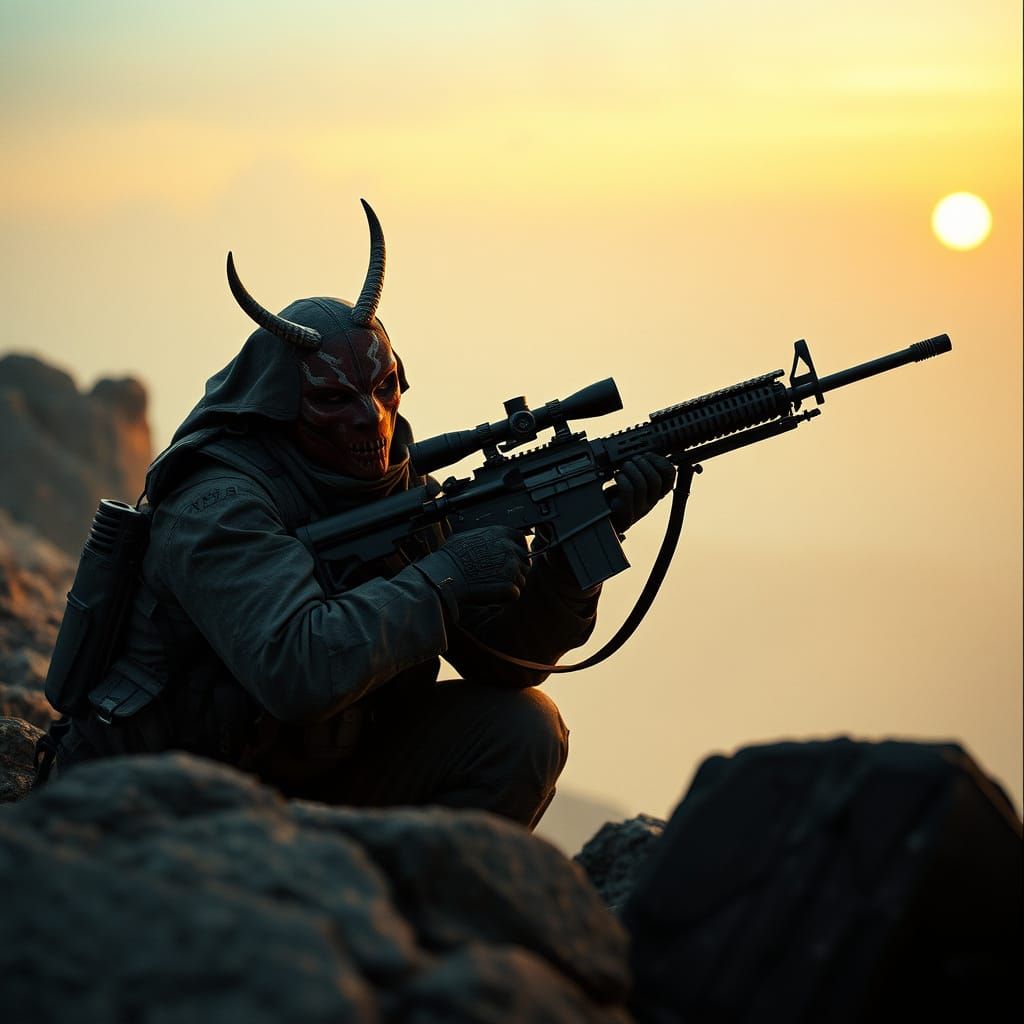 Love the Shade - War-Torn Dawn in Cinematic Realism