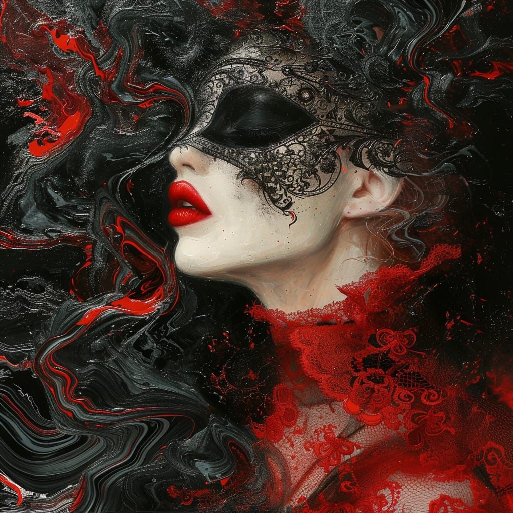 Memories of the Red Queen - AI Generated Artwork - NightCafe Creator