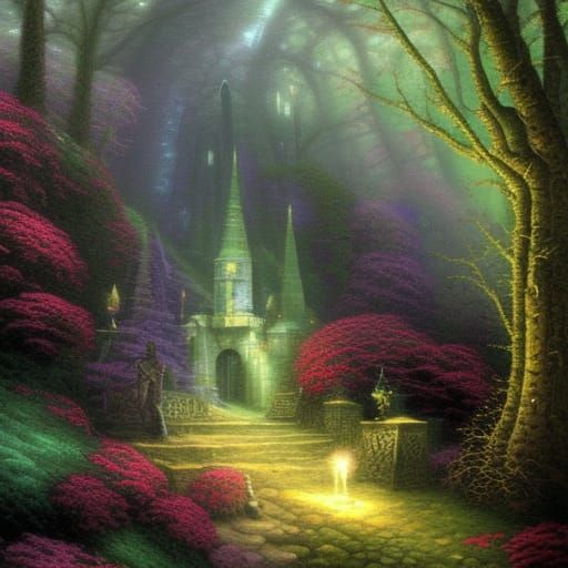 Entrance to Eldoran catacombs - AI Generated Artwork - NightCafe Creator