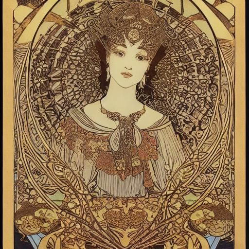 16k resolution, art by Gustave Doré, Alphonse Mucha, Katsushika Hokusai ...