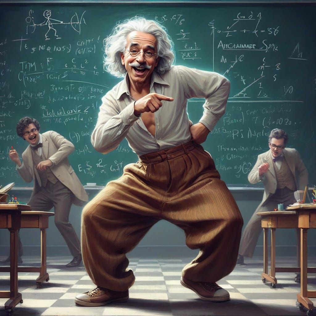 E=MC Hammer Time, “U Relatively Can’t Touch This” - AI Generated ...