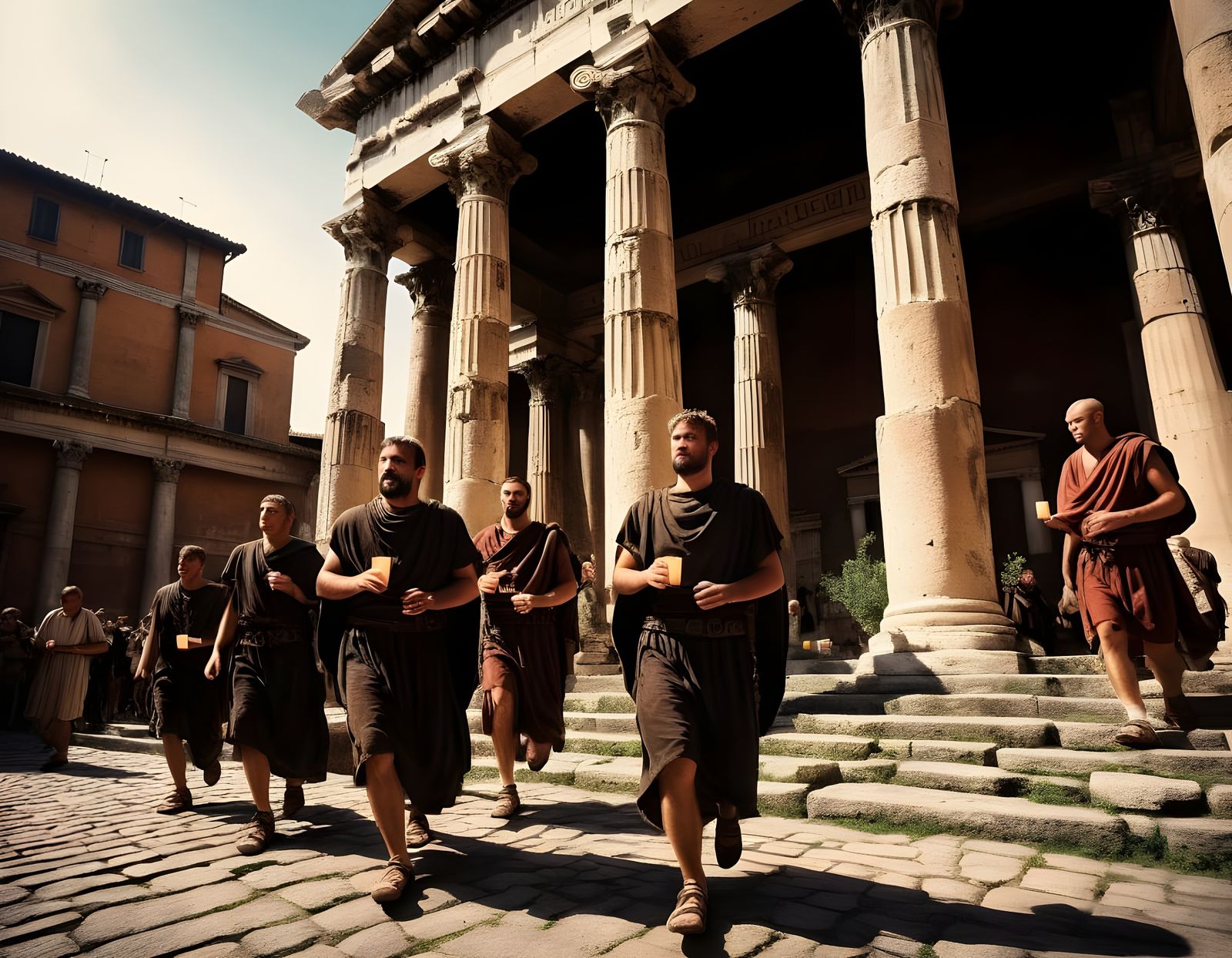 Ancient Roman Festival of Purification and Fertili... - AI Art