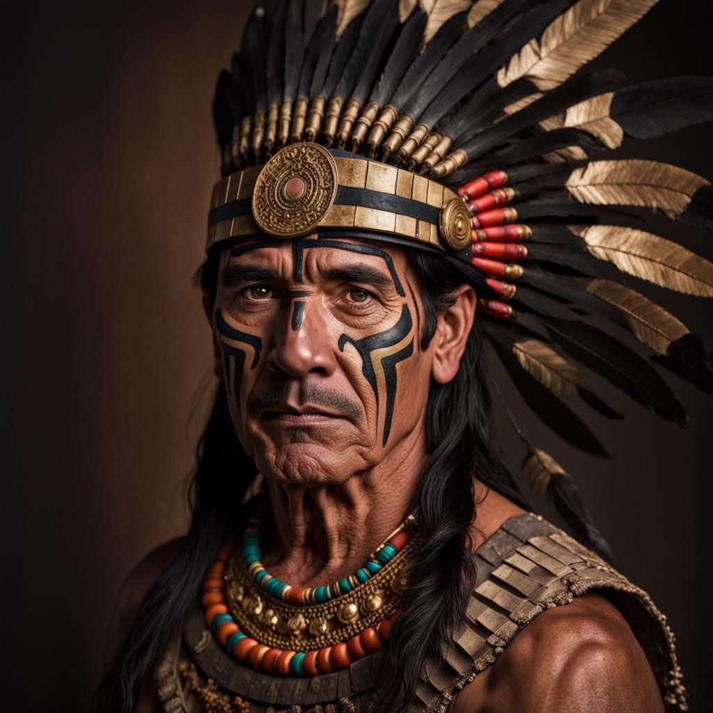 Aztec Warrior - AI Generated Artwork - NightCafe Creator