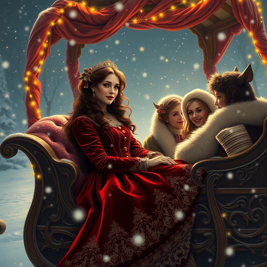 Victorian sleigh ride - Victorian sleigh ride