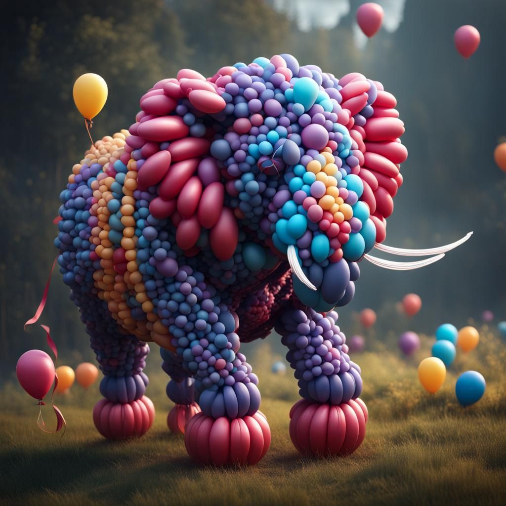 Balloon animal - AI Generated Artwork - NightCafe Creator