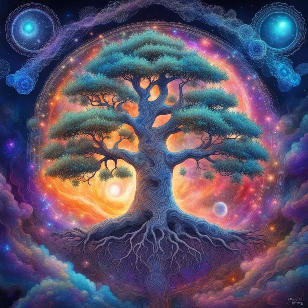 Wise tree - AI Generated Artwork - NightCafe Creator