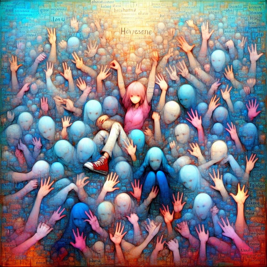 normal, boring, faded, dim, dull, lightness, blue, pink, poorly drawn ...