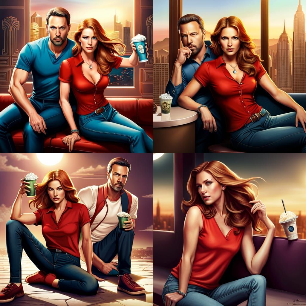 Roya X Bruce 2 - AI Generated Artwork - NightCafe Creator