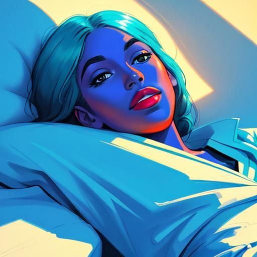 Blue - AI Generated Artwork - NightCafe Creator