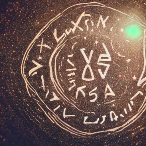 An alien language. - AI Generated Artwork - NightCafe Creator