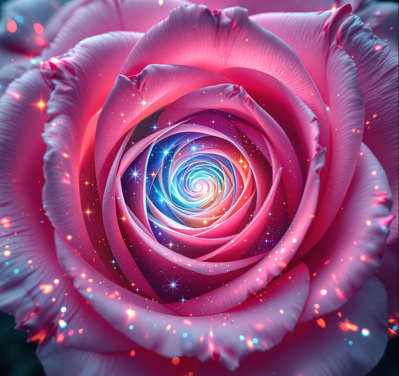 Spiral of the Cosmos ~ Fibonacci Rose