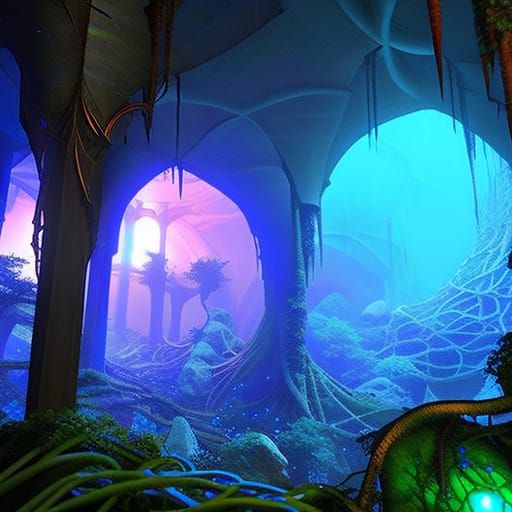 overgrown corybantic sidereal polychromatic rainbow irridescent ...